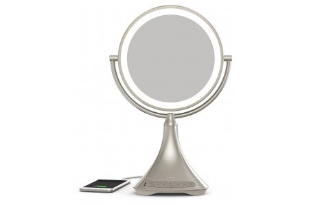 Shop iHome iCVBT7 9" Double-Sided Portable Vanity Mirror with Bluetooth ...