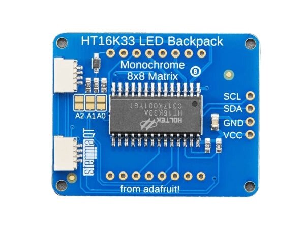 Shop Adafruit 1.2" 8x8 LED Matrix Backpack in UAE - Tejar.com UAE