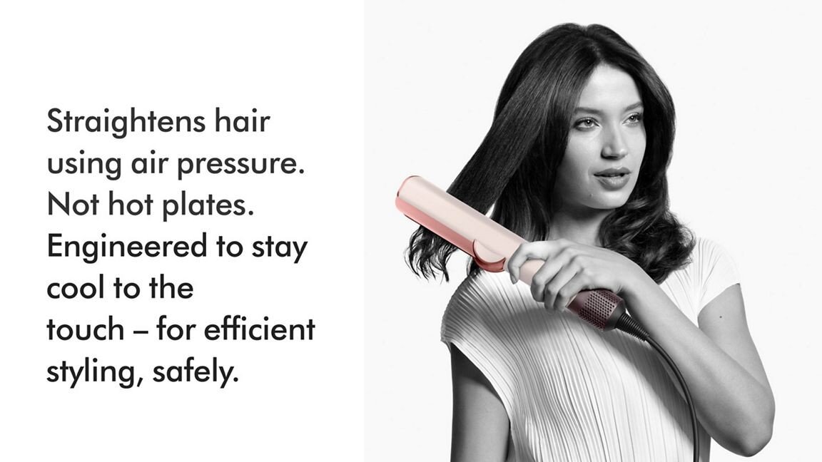 Shop Dyson Airstrait Dryer and Straightener - Ceramic Pink/Rose Gold in ...