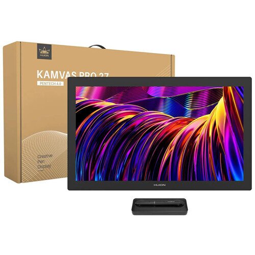 Shop HUION Kamvas Pro 27 4K Professional Drawing Display in UAE - Tejar ...