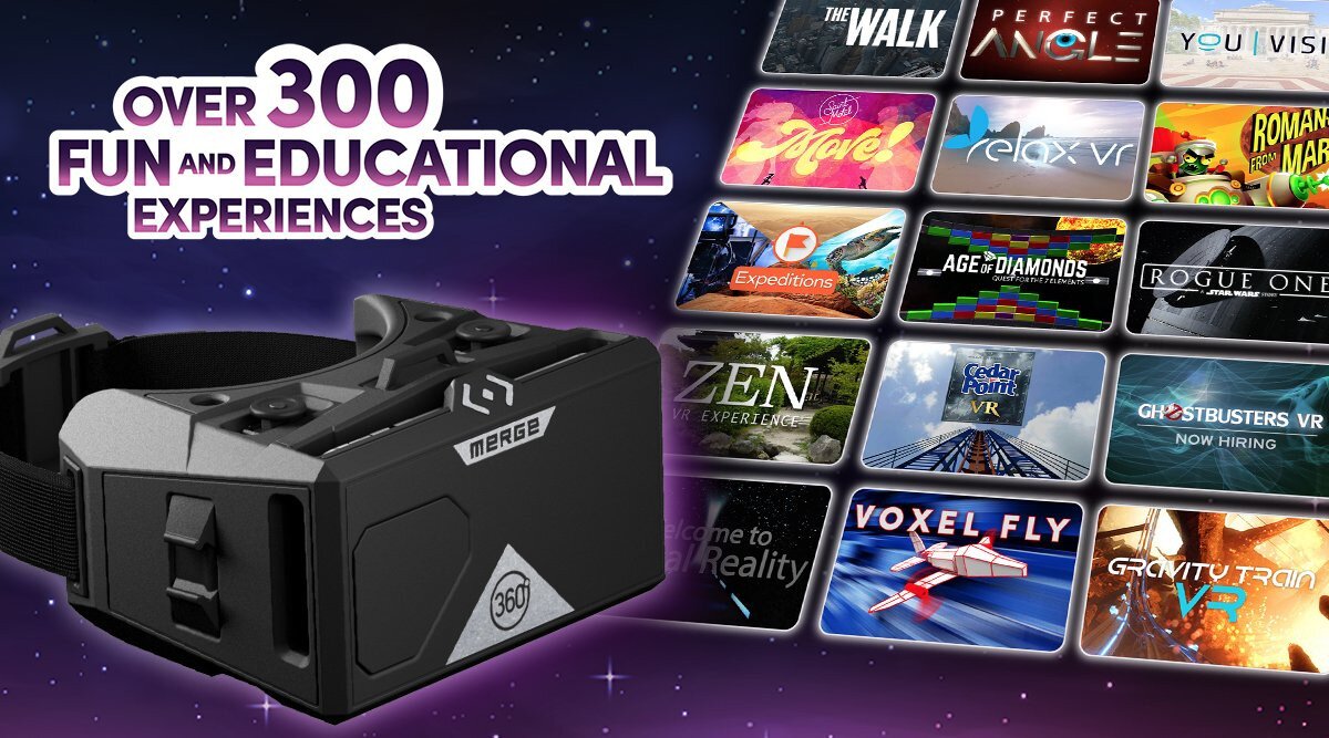 Shop Merge VR Goggles Virtual Reality Headset for Smartphones in UAE ...