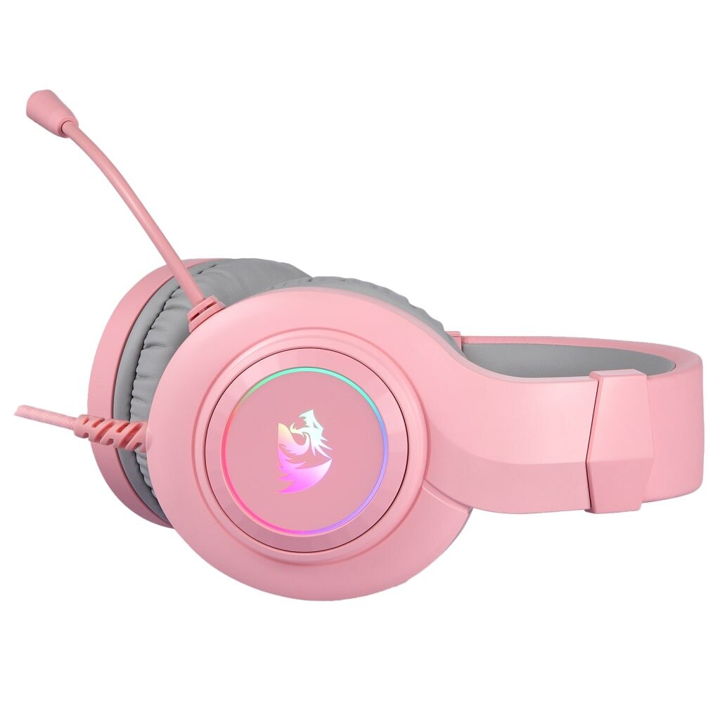 Shop Redragon H260 RGB Gaming Headset - Pink in UAE - Tejar.com UAE